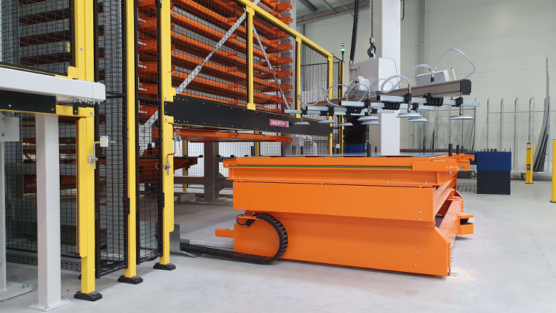 TransferTower – nowy system składowania blach od Baumalog